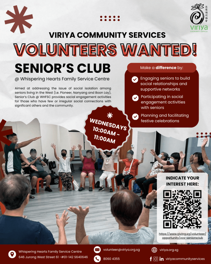 Volunteer, Support Seniors in the West | Viriya